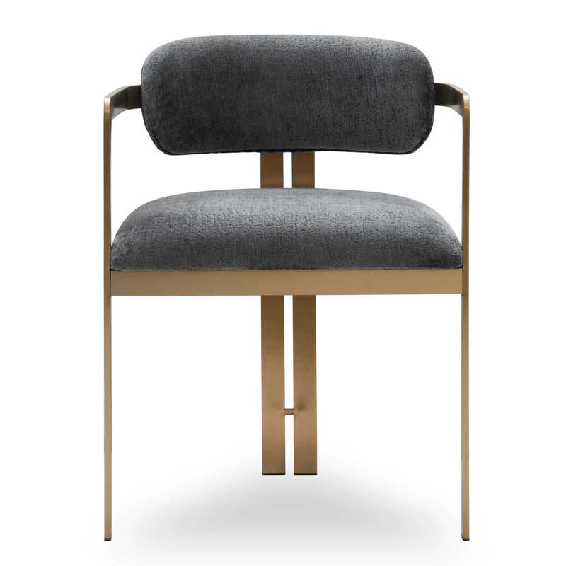 Mercer41 Sidecar Dining Chair In Boucle | Wayfair