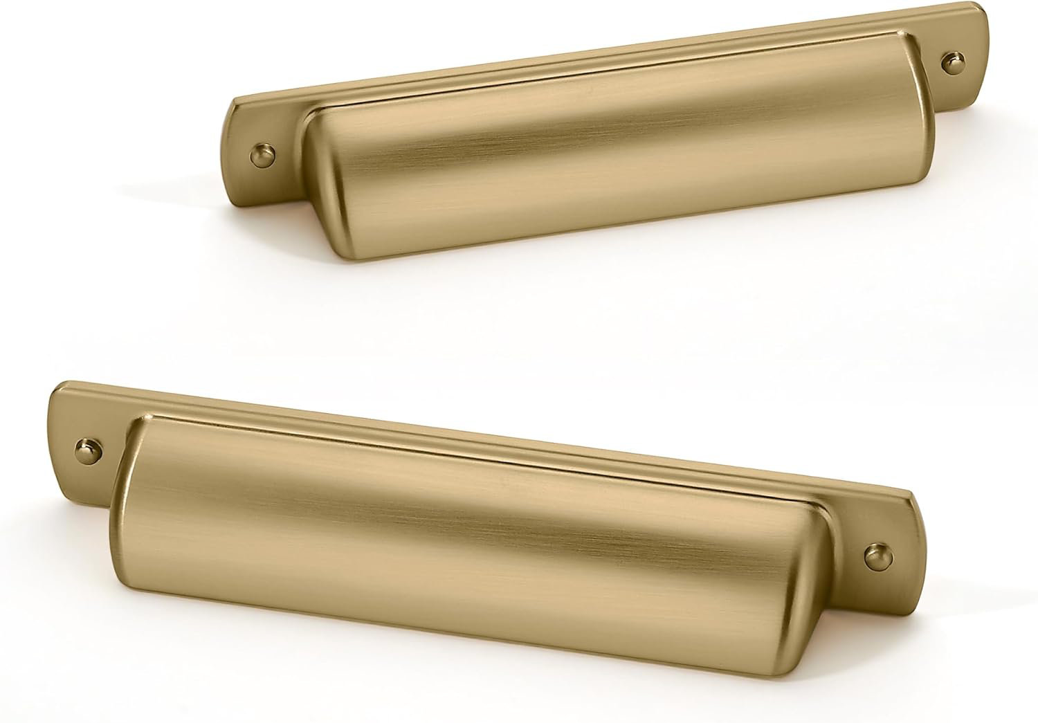 XMVJHOME 10-Pack 3" Champagne Bronze Cabinet Cup Pulls, Drawer Handles ...