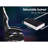 ELFORDSON Gaming Chair With RGB LED Light 8-Point Massage Computer ...