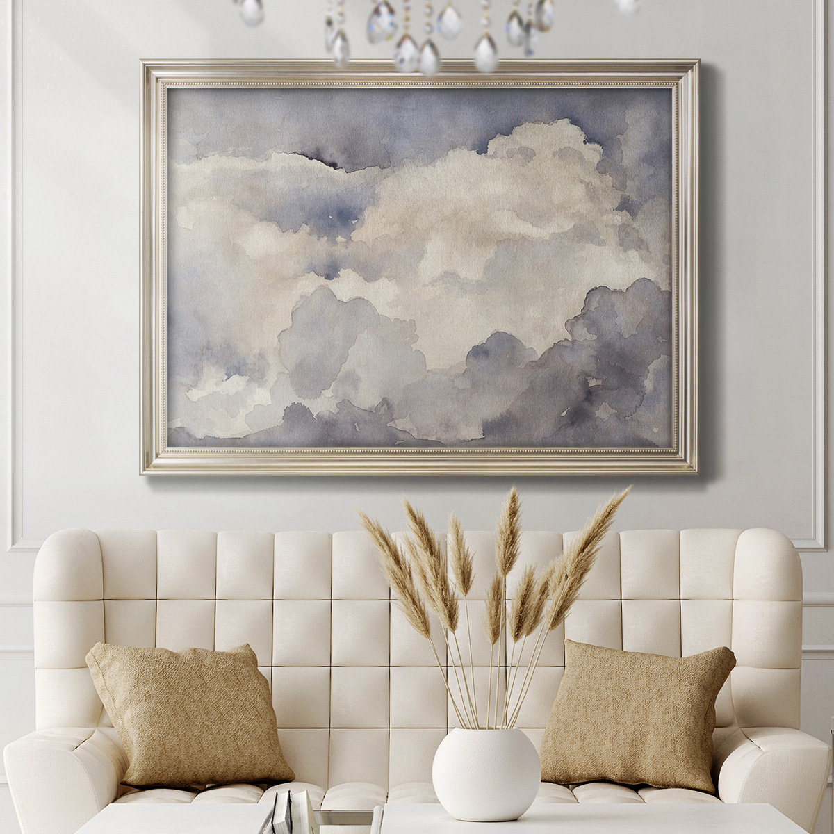Ivy Bronx Clouds In Neutral I Clouds In Neutral - Picture Frame Print ...