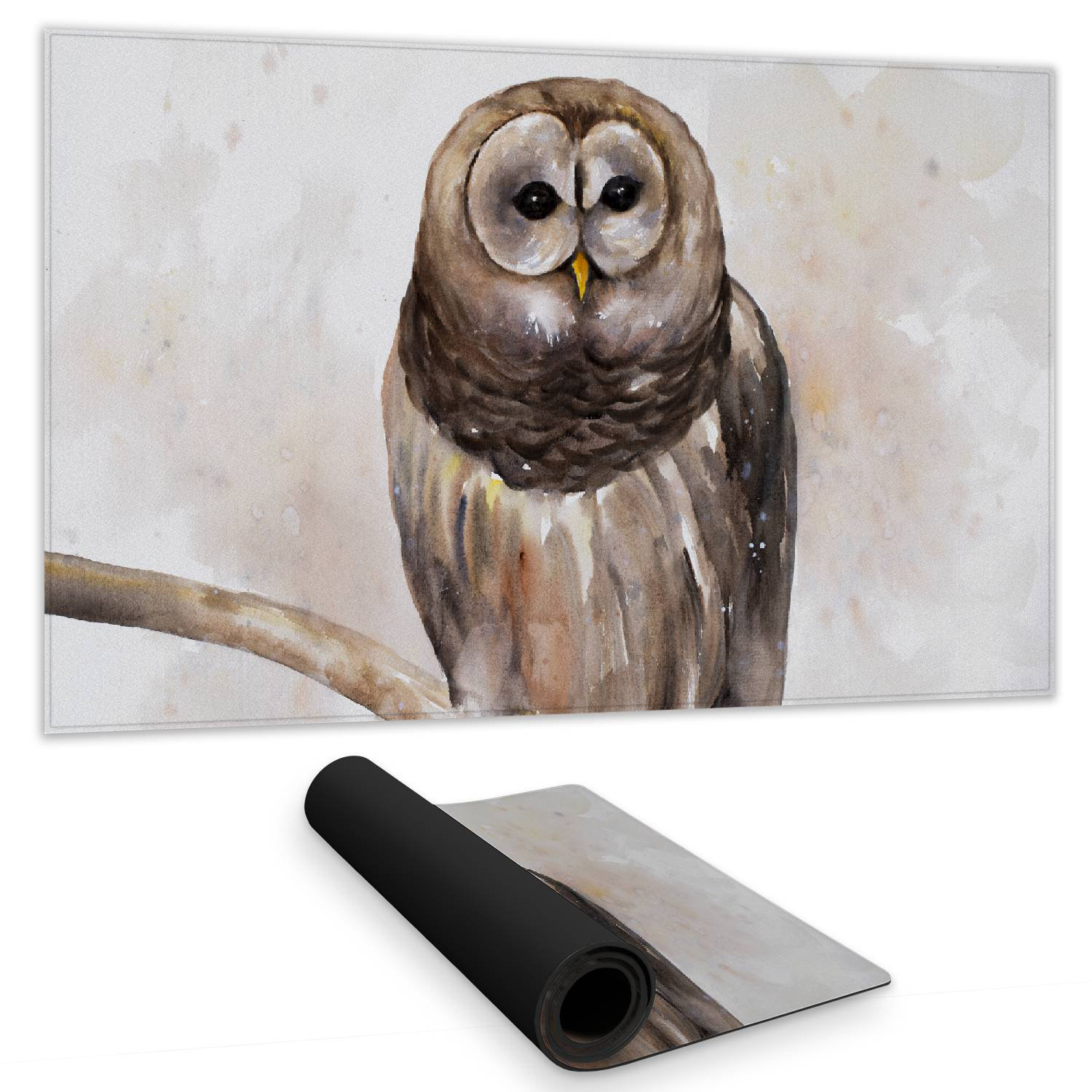 Begin Edition International Inc. Barred owl - 14.00"x24.25" Desk mat ...