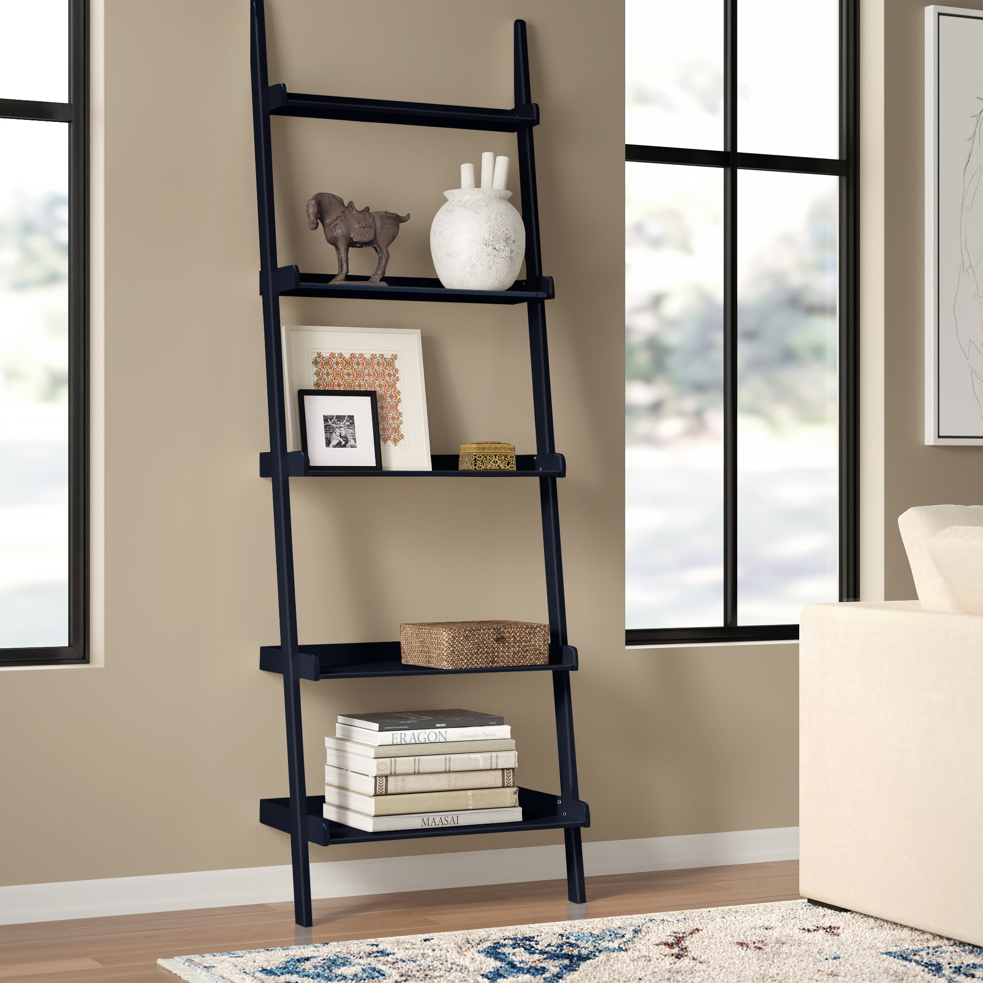 Red Barrel Studio® Taccara Ladder Bookcase & Reviews | Wayfair