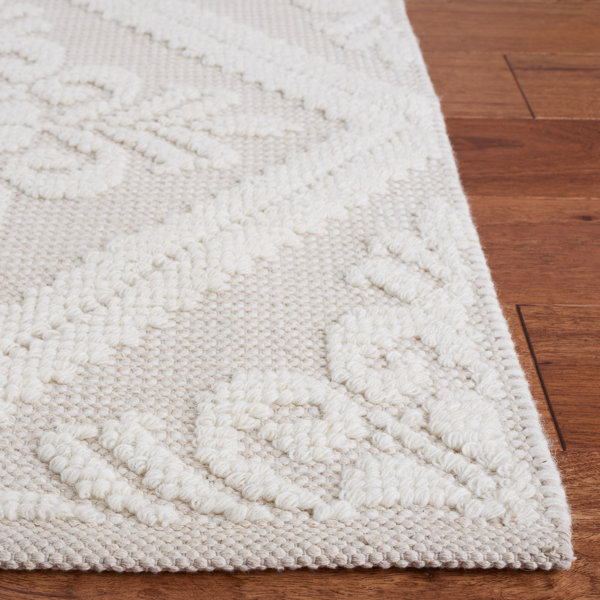 Lark Manor Sharene Handmade Ivory Rug | Wayfair