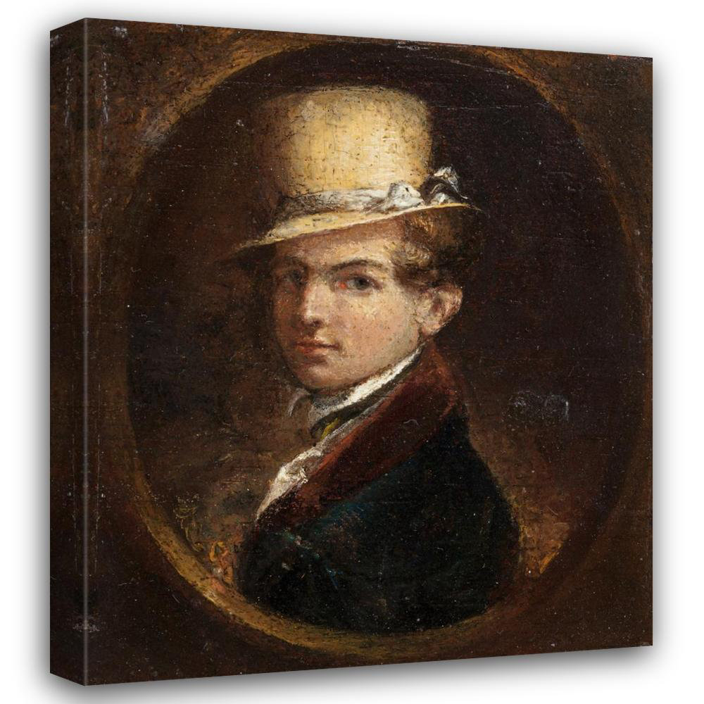 Alcott Hill "Portrait of a Man in a Top Hat" by Samuel Finley Breese ...