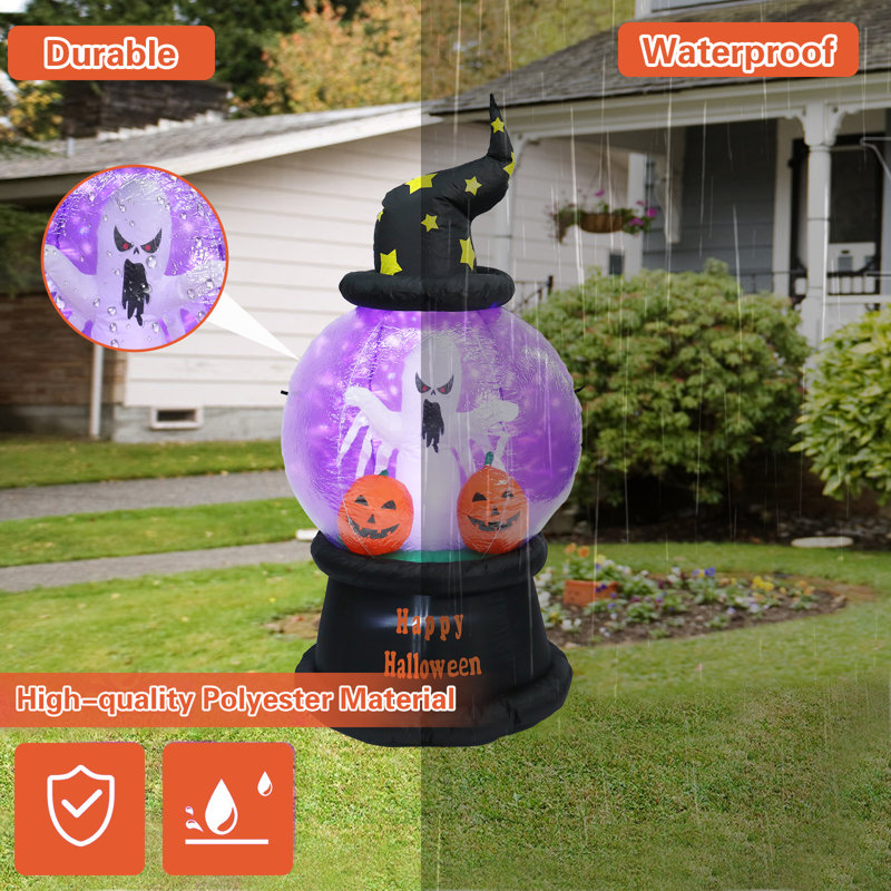 The Holiday Aisle® Halloween Inflatable & Reviews | Wayfair