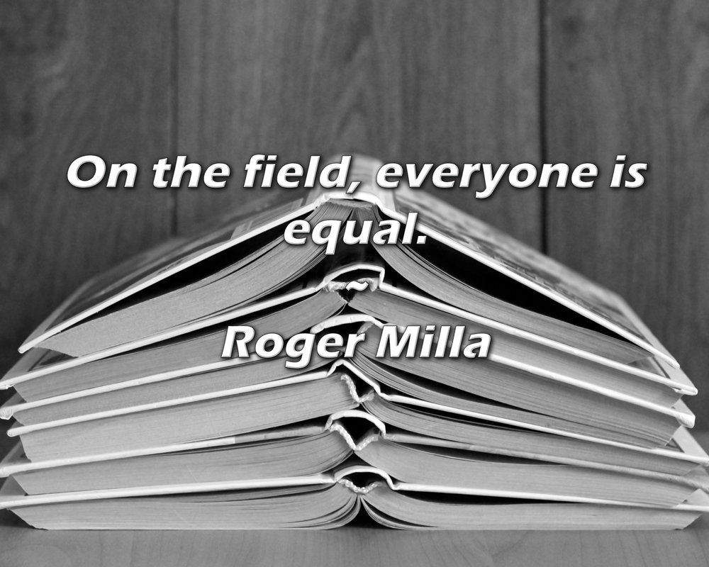 Trinx Roger Milla Quote: On the field, everyone is equal. | Wayfair
