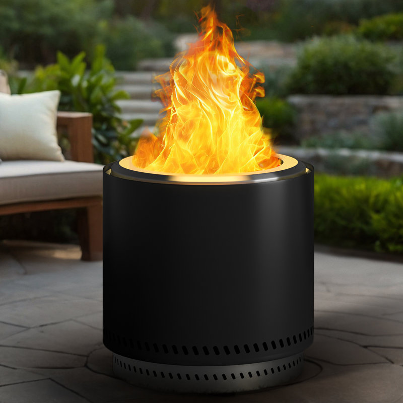 Balconera 15" Black Smokeless Fire Pit | Wayfair