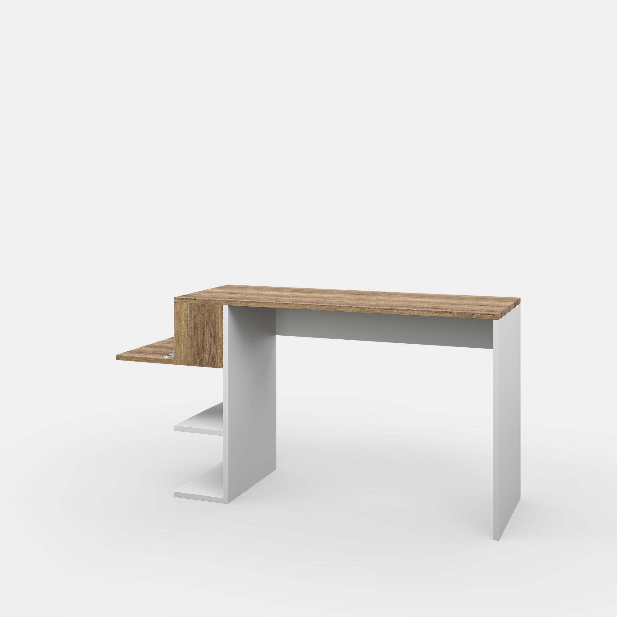 Latitude Run® 3 Tier Modern Desk | Wayfair