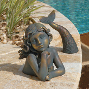 Design Toscano Merissa Siren of The Sea Mermaid Statue & Reviews | Wayfair