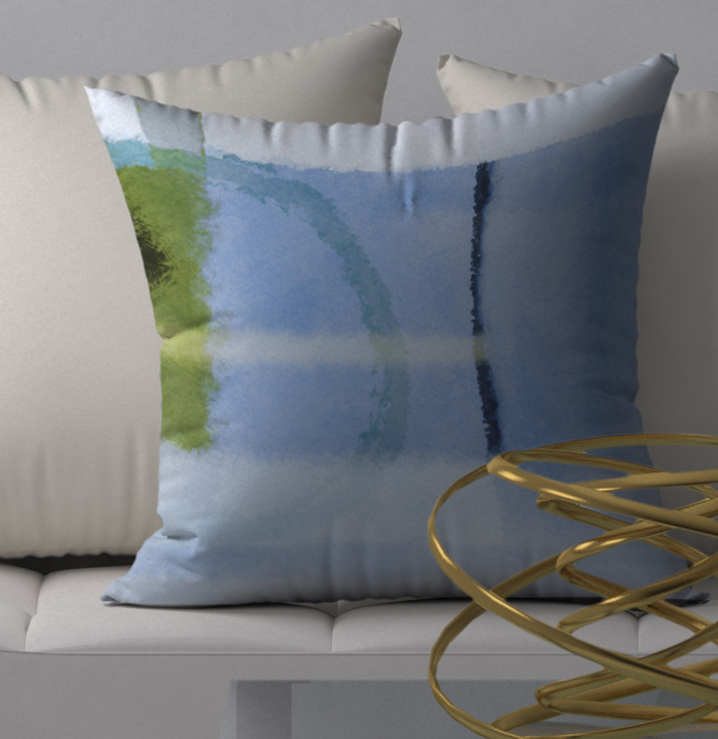 LeRoi Products Totman Speed Bright Square Pillow Cover & Insert | Wayfair