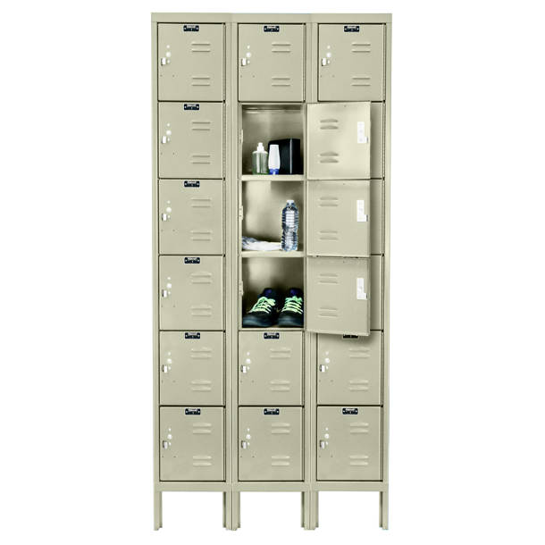 Hallowell Premium Metal 5 - Tier 36'' Employee Locker & Reviews | Wayfair