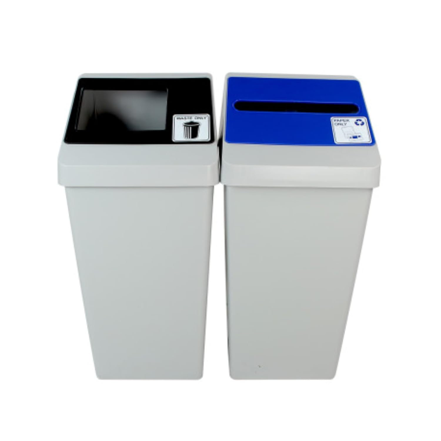 Sturdy Essentials Smart Sort Double Bin 44 Gallon Commercial Trash Can ...