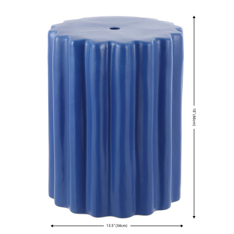 AllModern Pier Ceramic Accent Stool & Reviews | Wayfair