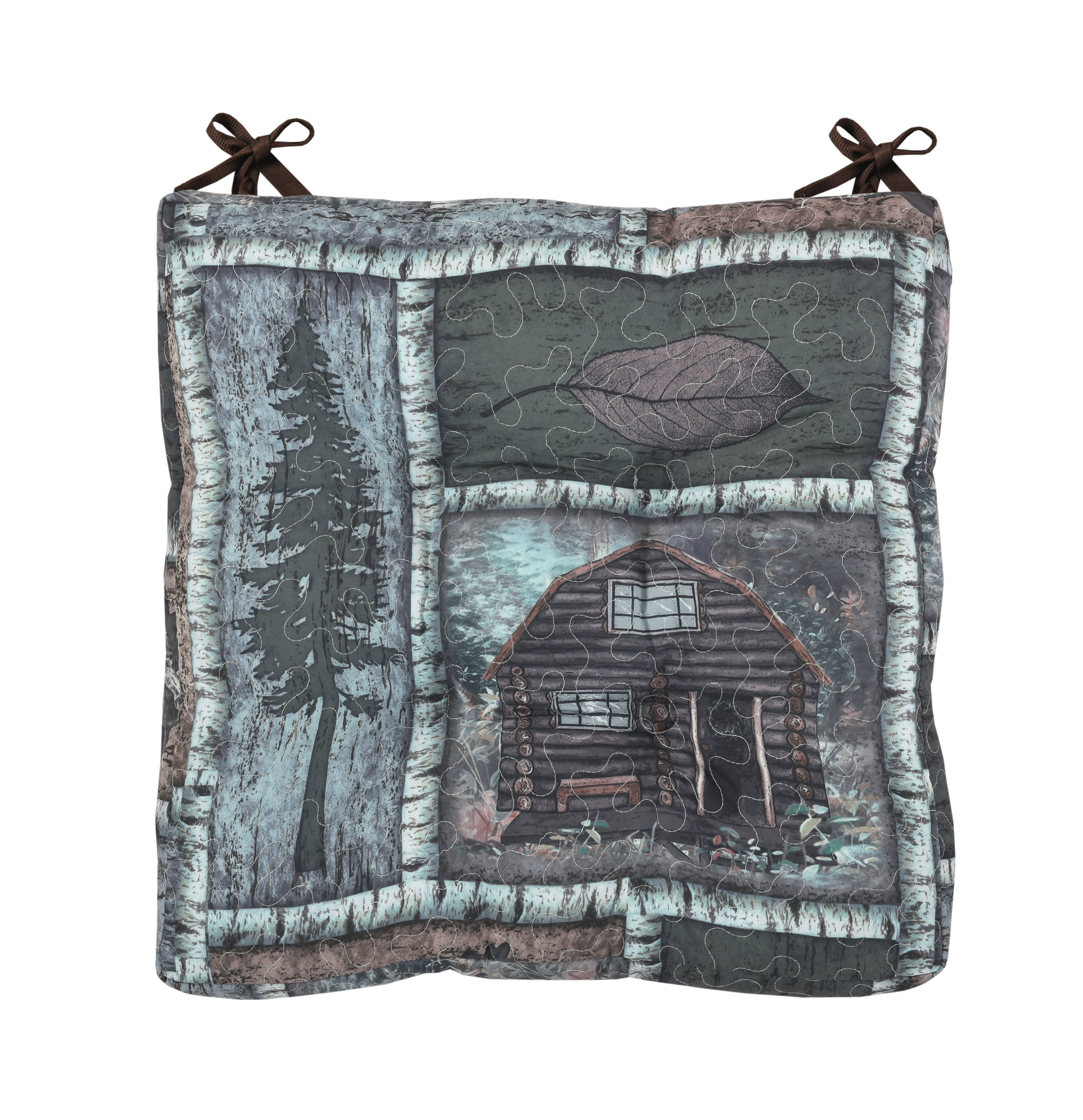 Loon Peak® Lodge Cabin Woodland Forest Outdoor Themed 18” x 18 ...