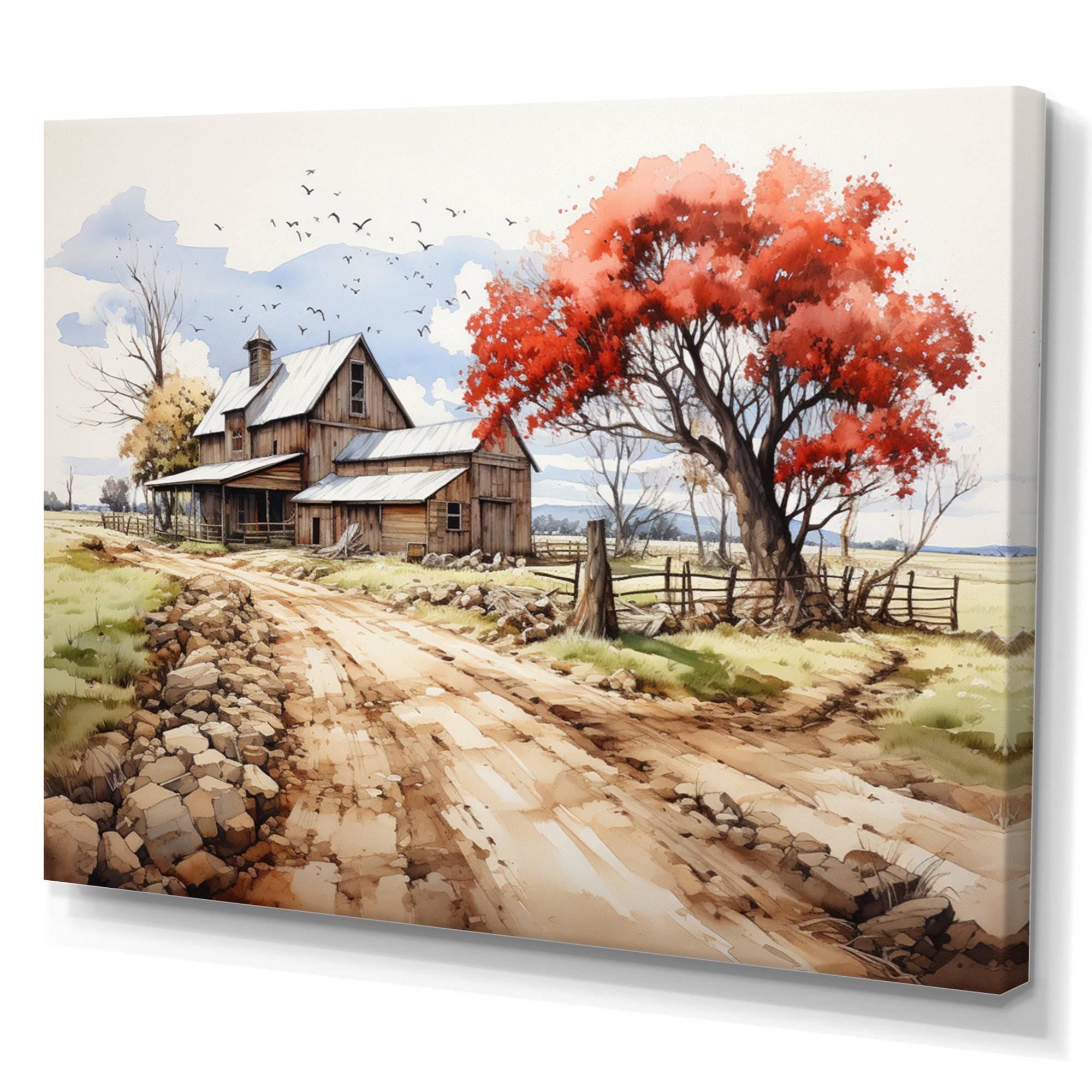 Red Barrel Studio Farmstead Lnadscape I - Print - Wayfair Canada