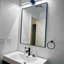 Ledel Modern & Contemporary Rectangle Bathroom Vanity Mirror Metal ...