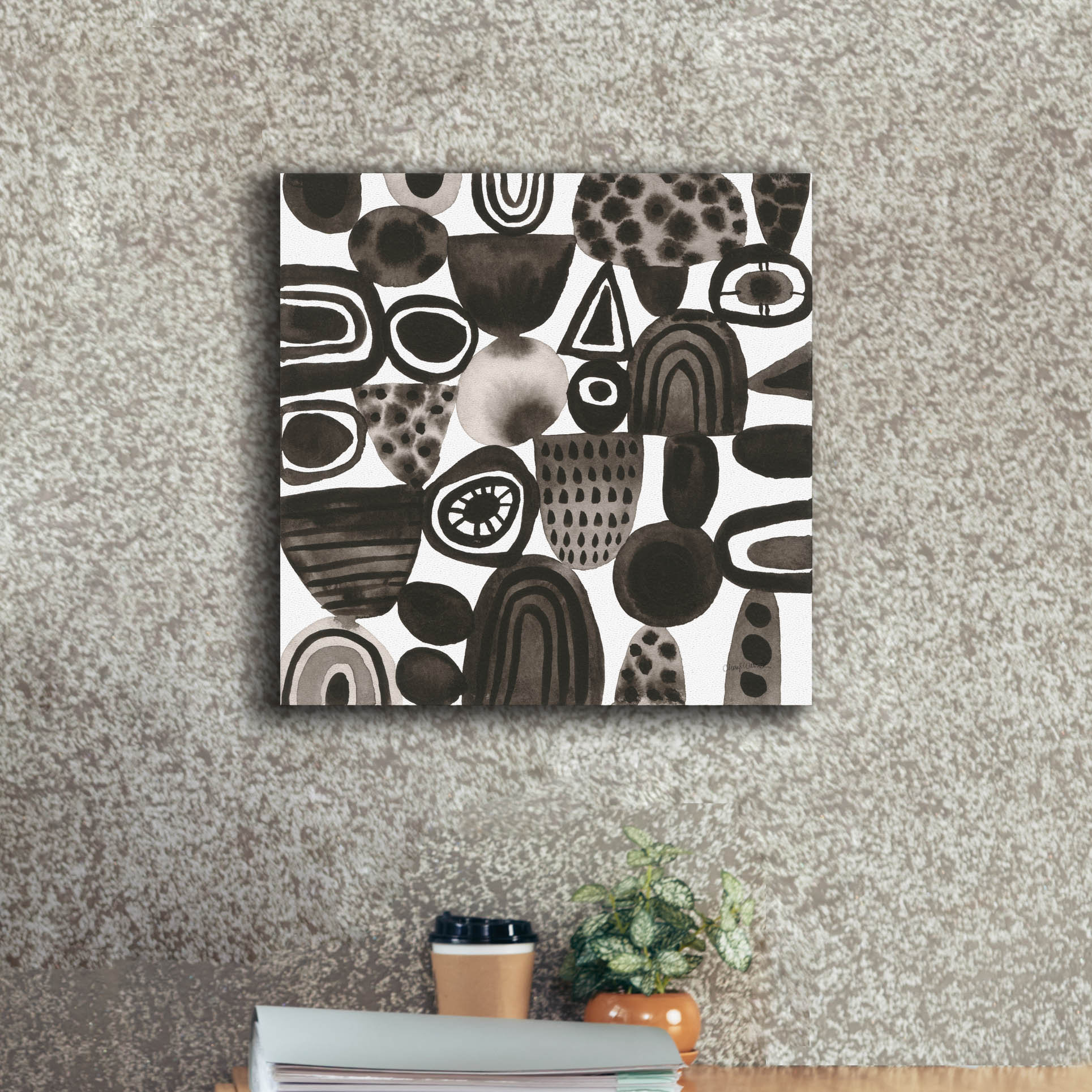 George Oliver 'Quirky 1' by Cheryl Warrick Wall Art | Wayfair