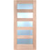 Waydoor 80'' Glass Wood & Reviews | Wayfair
