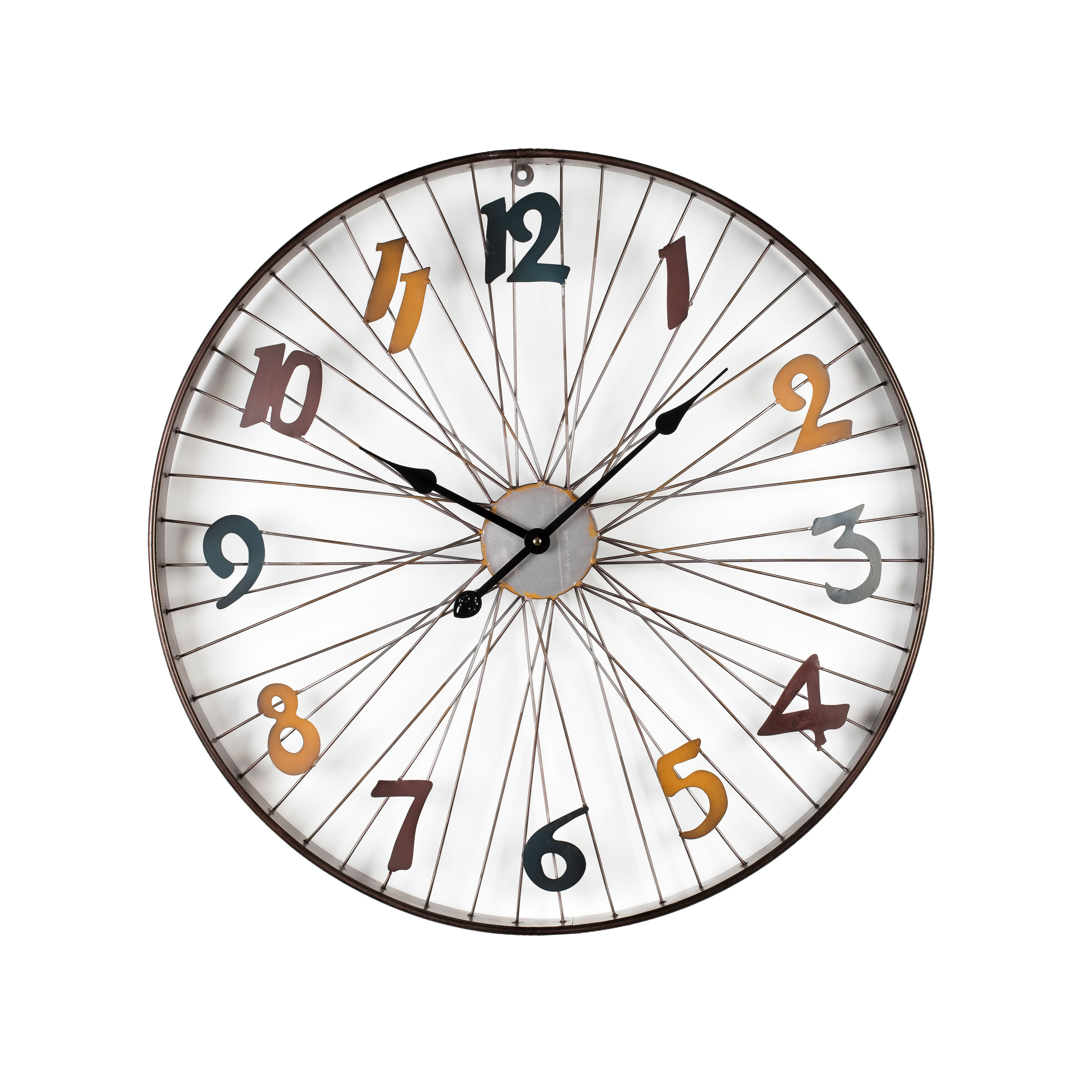 Winston Porter Oversized Mcintire 28" Wall Clock | Wayfair