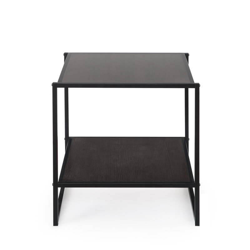 Williston Forge Hilton Dane 20'' Black Frame Side Table & Reviews | Wayfair