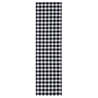Rosalind Wheeler Linehan Checkered Cotton Blend Table Runner & Reviews ...