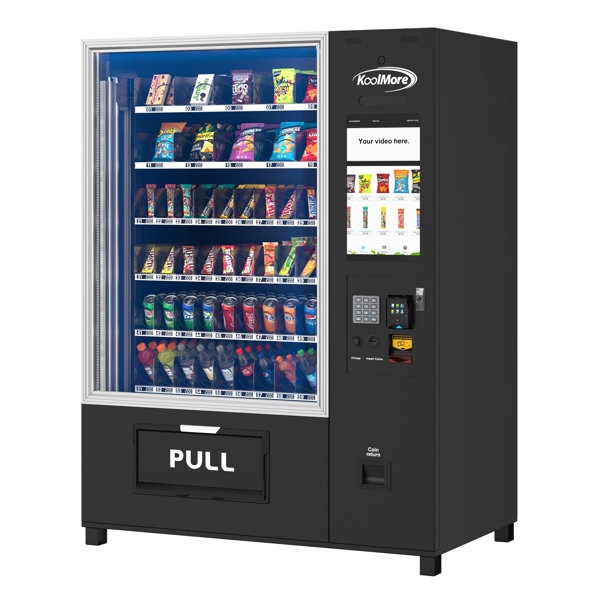KoolMore Snack Vending Machine with 21.5 Inch Touch Display, 66 Slots ...