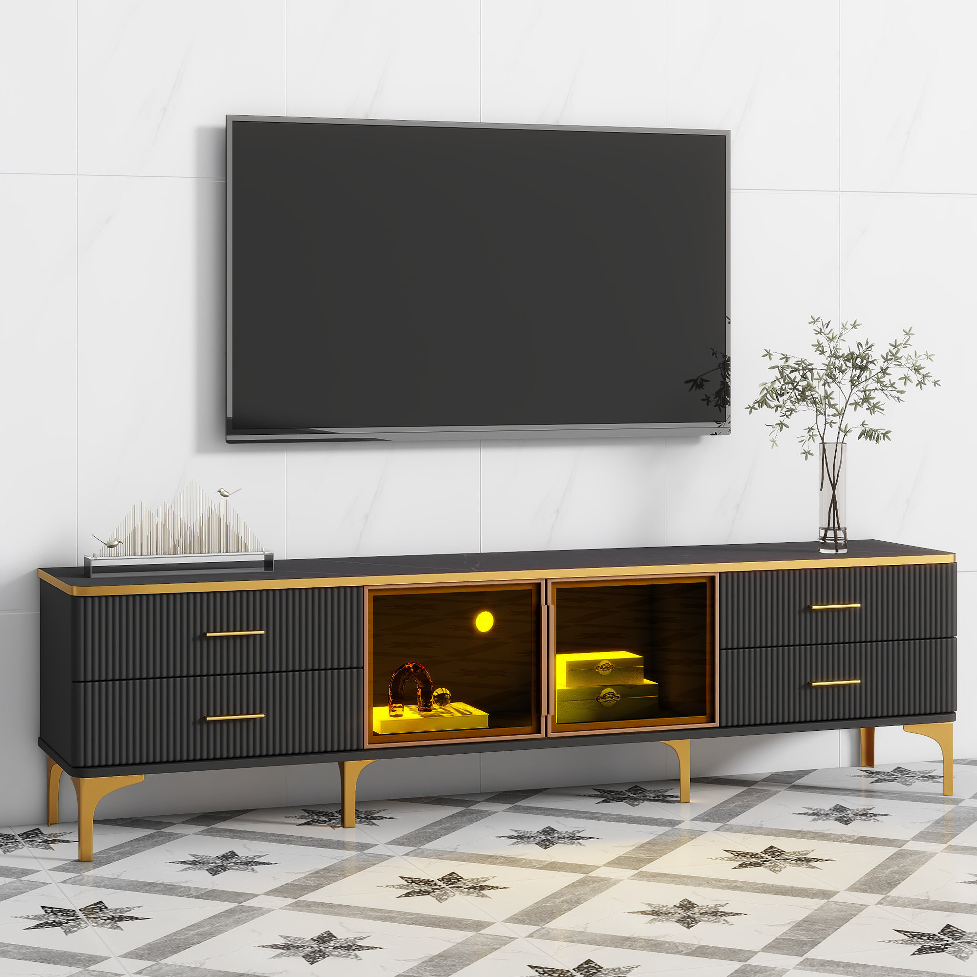 Mercer41 Berks 69'' W Storage Credenza | Wayfair