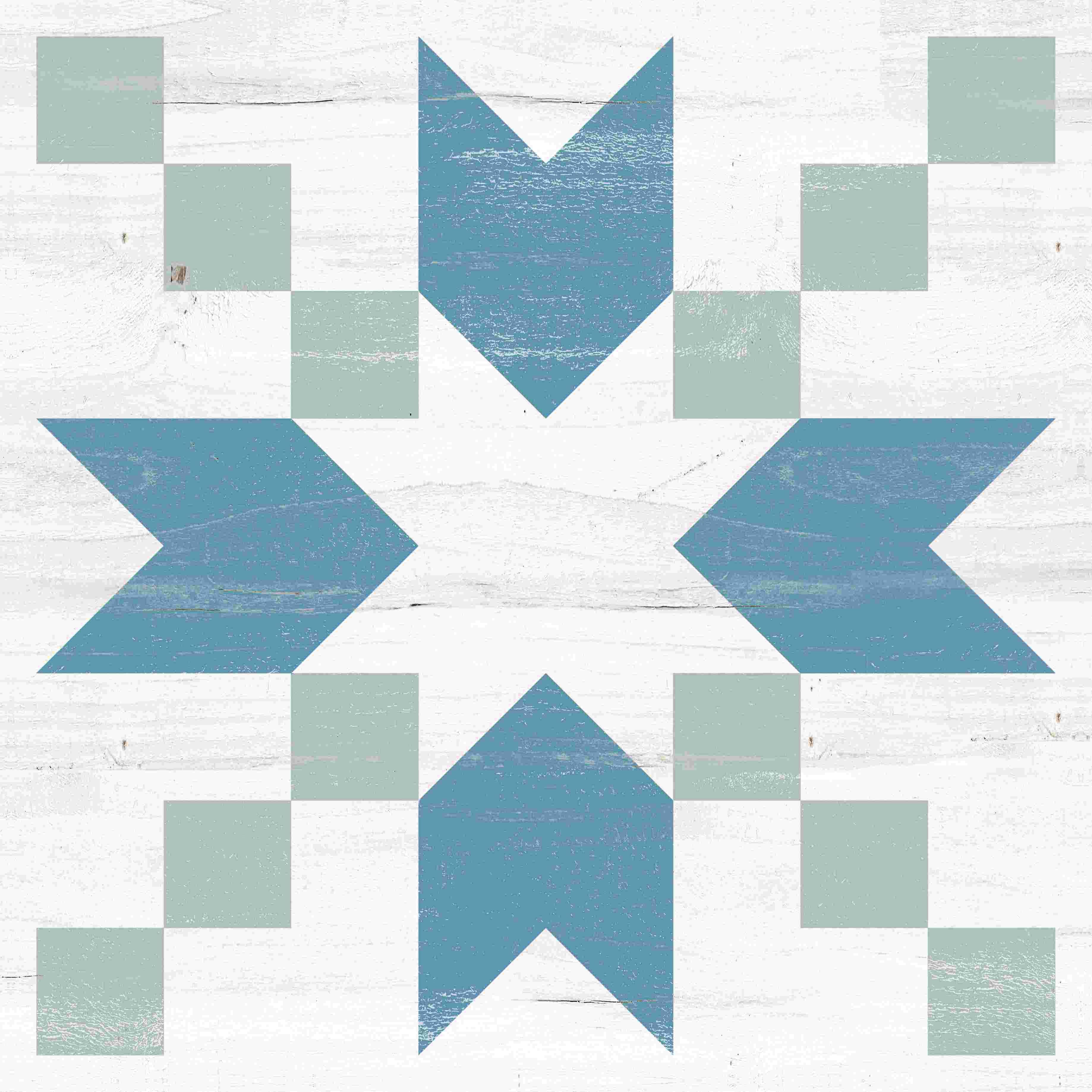 August Grove® Soft Barn Quilt Wrapped Canvas Print | Wayfair