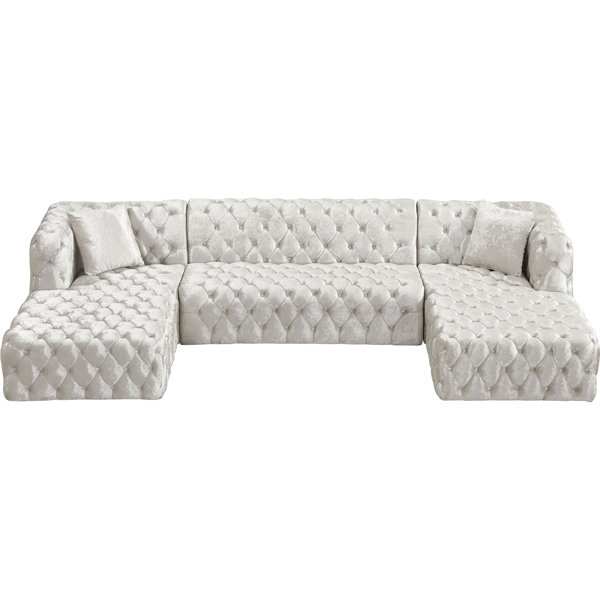 House of Hampton® Dymone Upholstered Sectional | Wayfair