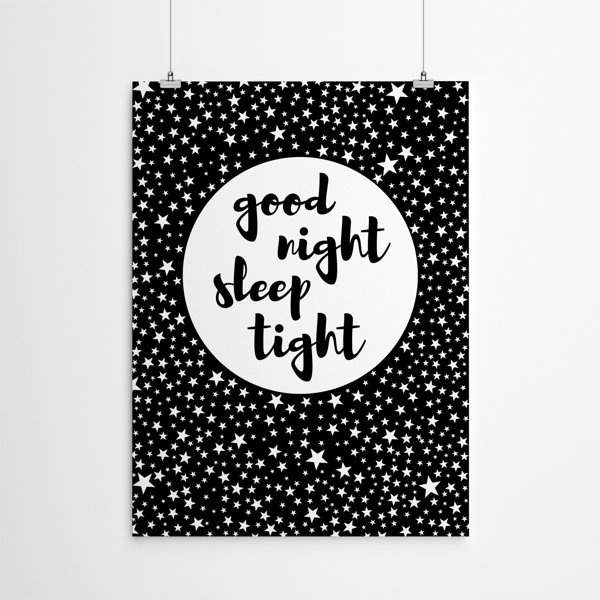 Latitude Run Goodnight by Nanamia Design - Poster Art Print | Wayfair.co.uk