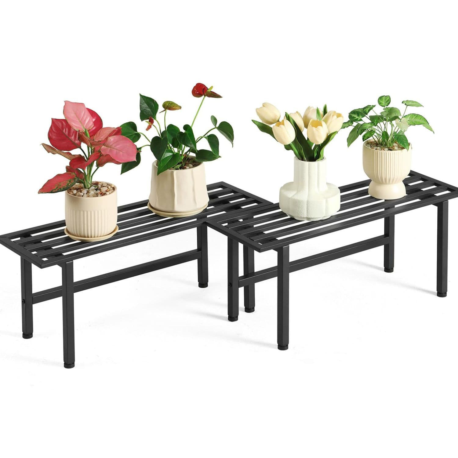 Latitude Run® Mosha Plant Stand - Set of 2 | Wayfair