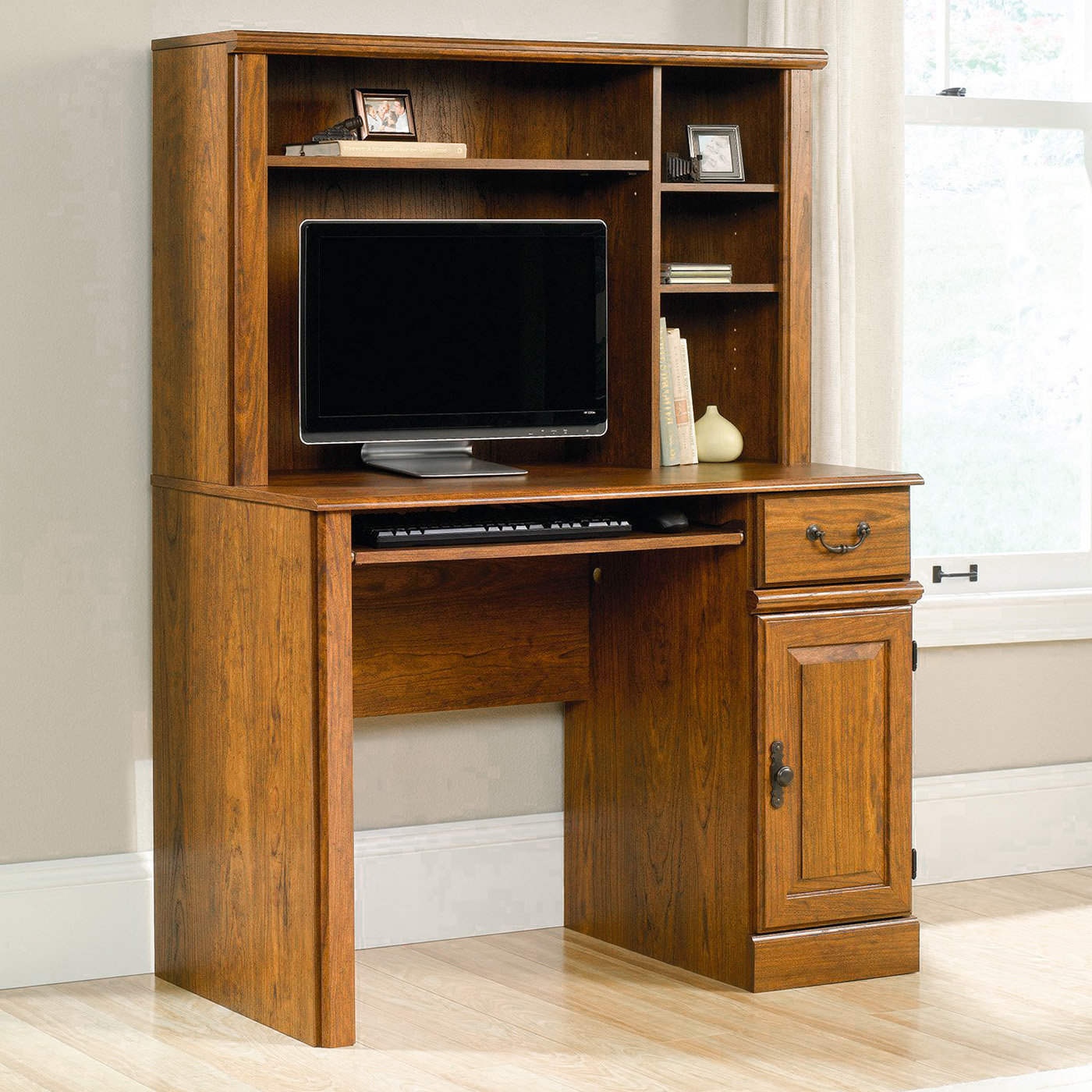 Millwood Pines Fiddletown Desk with Hutch | Wayfair