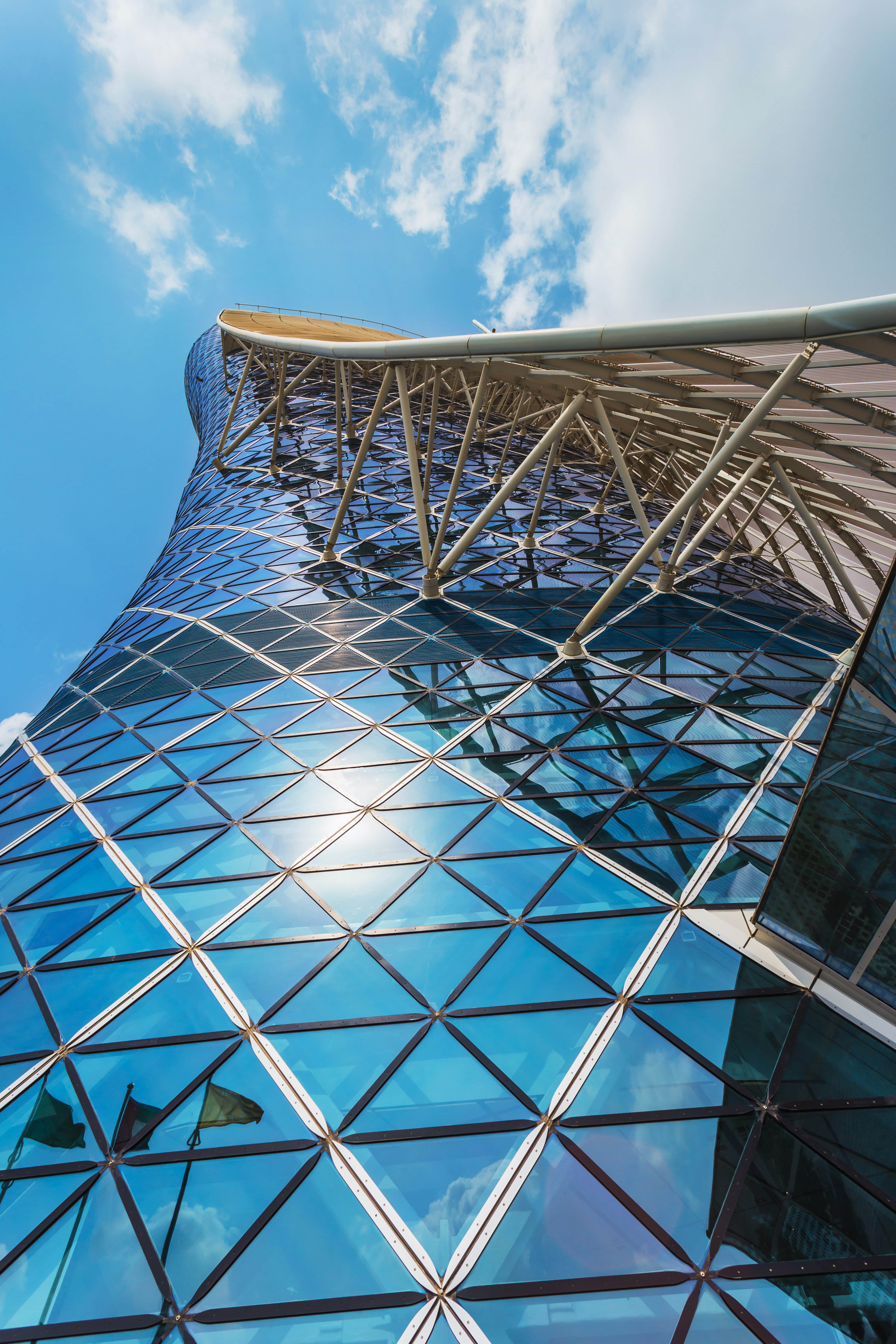 17 Stories The Capital Gate Tower by Alan64 - Wrapped Canvas Photograph ...