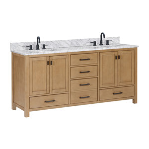 Avanity Modero 72" Double Bathroom Vanity with Top | Wayfair