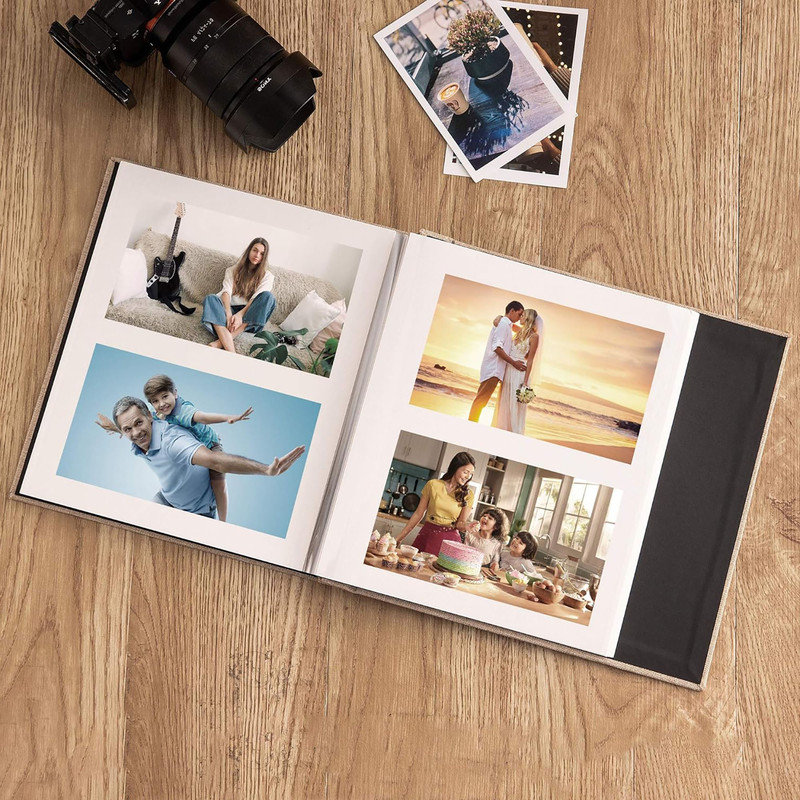 Wonpex Photo Album, Acid Free Magnetic Pages DIY Scrapbook， with A ...