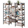 17 Stories 17 Storeys Bookcases And Bookshelves Triple Wide 5 Tiers ...