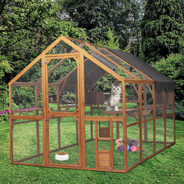 Tucker Murphy Pet™ Eria 70.9'' H Cat Playpen Outdoor Cat Enclosures ...
