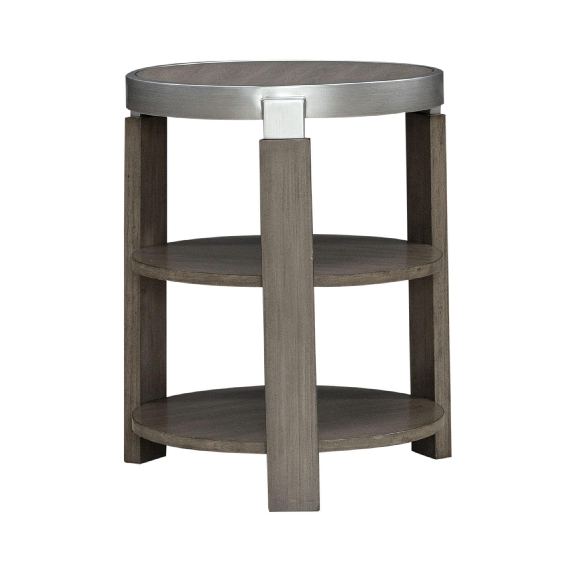 Ebern Designs Colyt Chairside Table w/ 2 Open Shelves | Wayfair