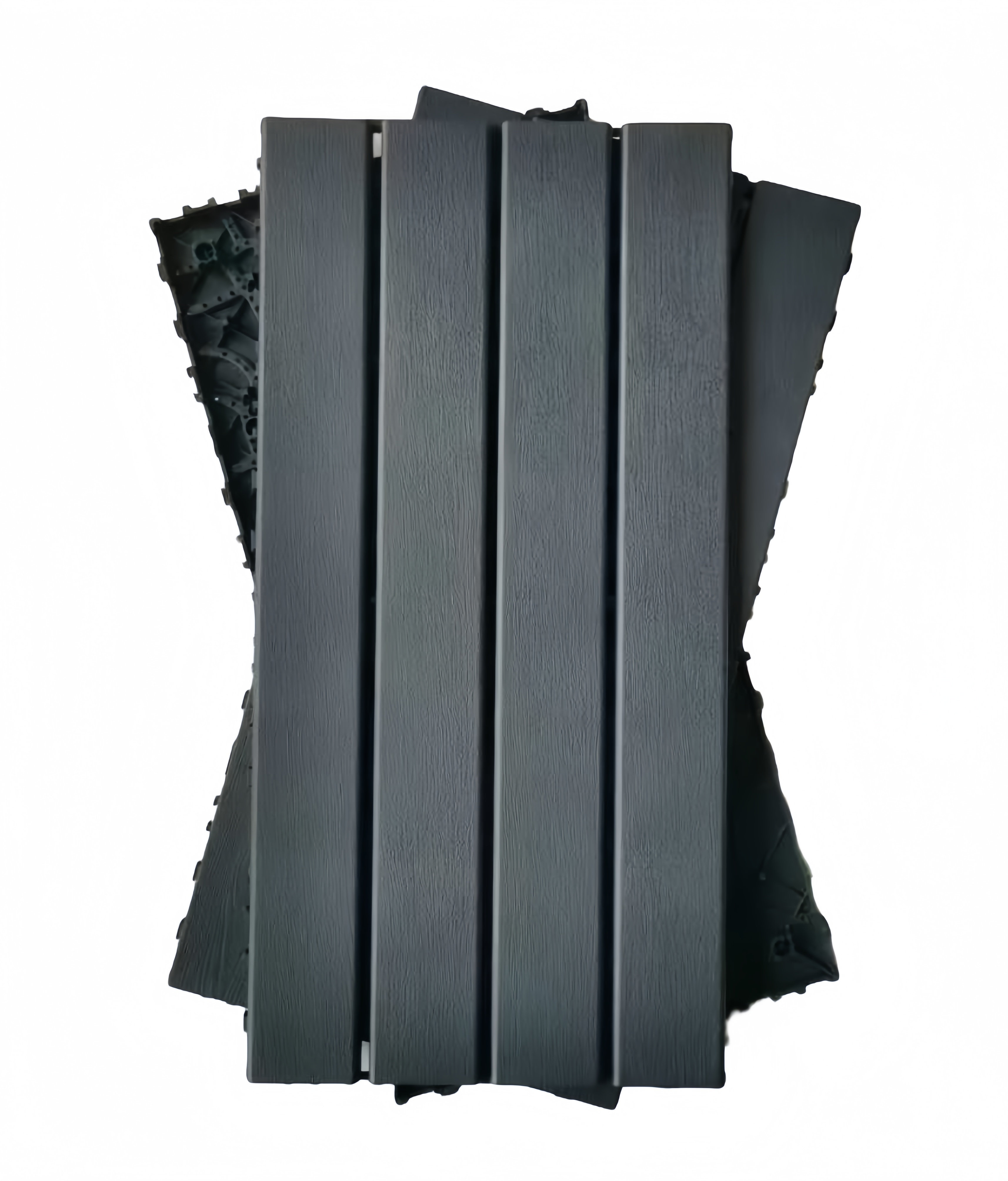 POPULUS TRADING 24'' L X 12'' W Rectangle Style Plastic Interlocking ...