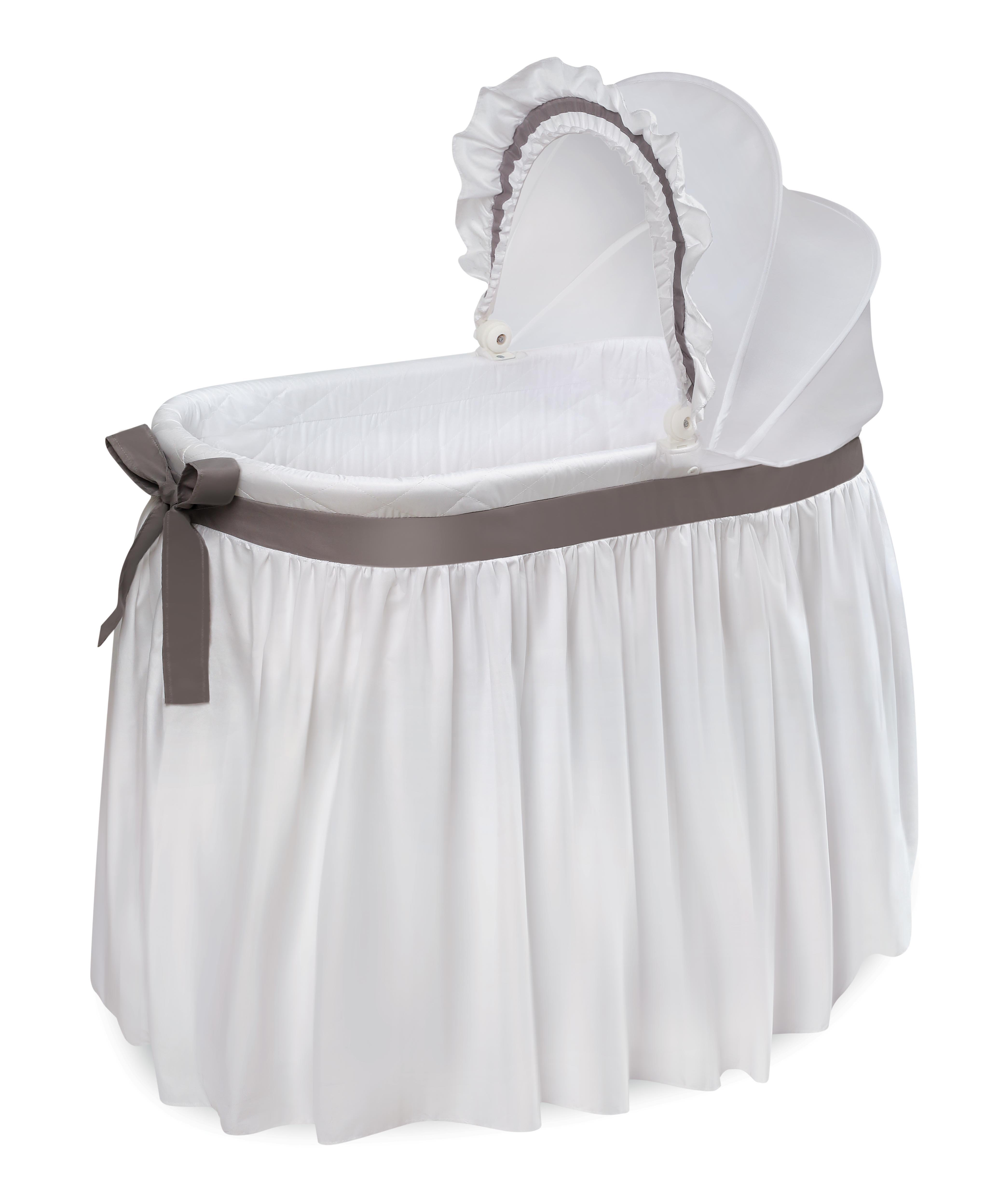 Harriet Bee Degeorge Rocking Bassinet with Bedding & Reviews | Wayfair