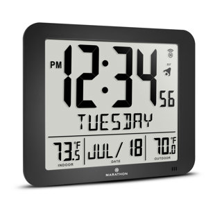 Rectangular Wall Clocks You'll Love | Wayfair
