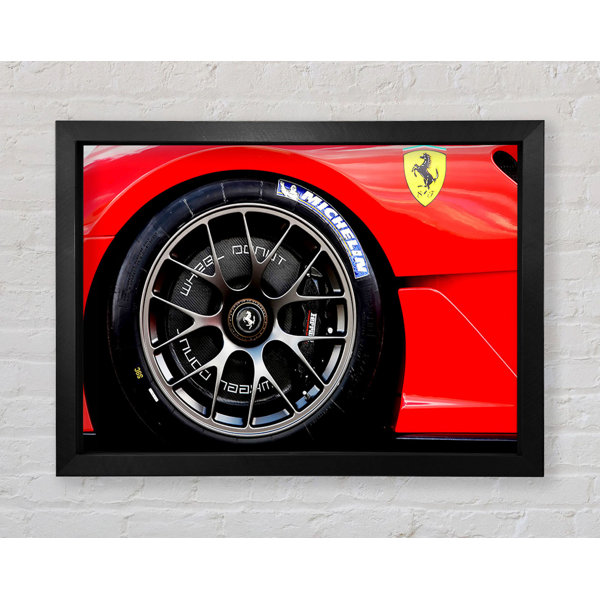 Ebern Designs Ferrari F430 Wheel - Single Picture Frame Print | Wayfair ...