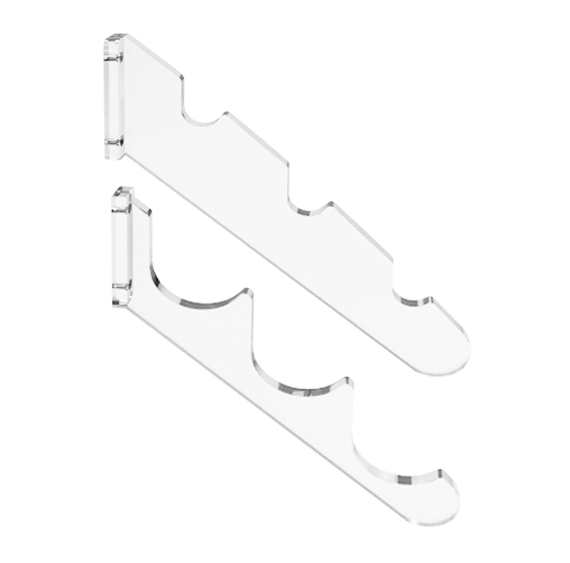 Fixturedisplays® Baseball Bat Display Rack, Clear Acrylic Baseball Bat ...