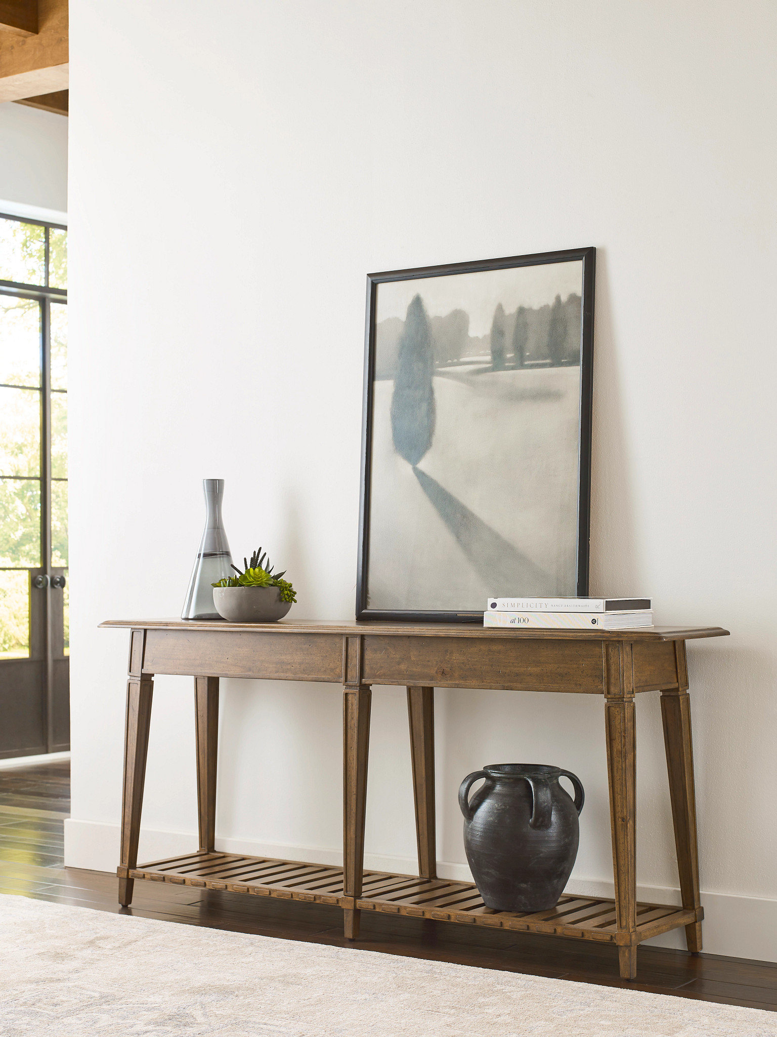 Canora Grey Stephenia 72" Solid Wood Console Table - Wayfair Canada
