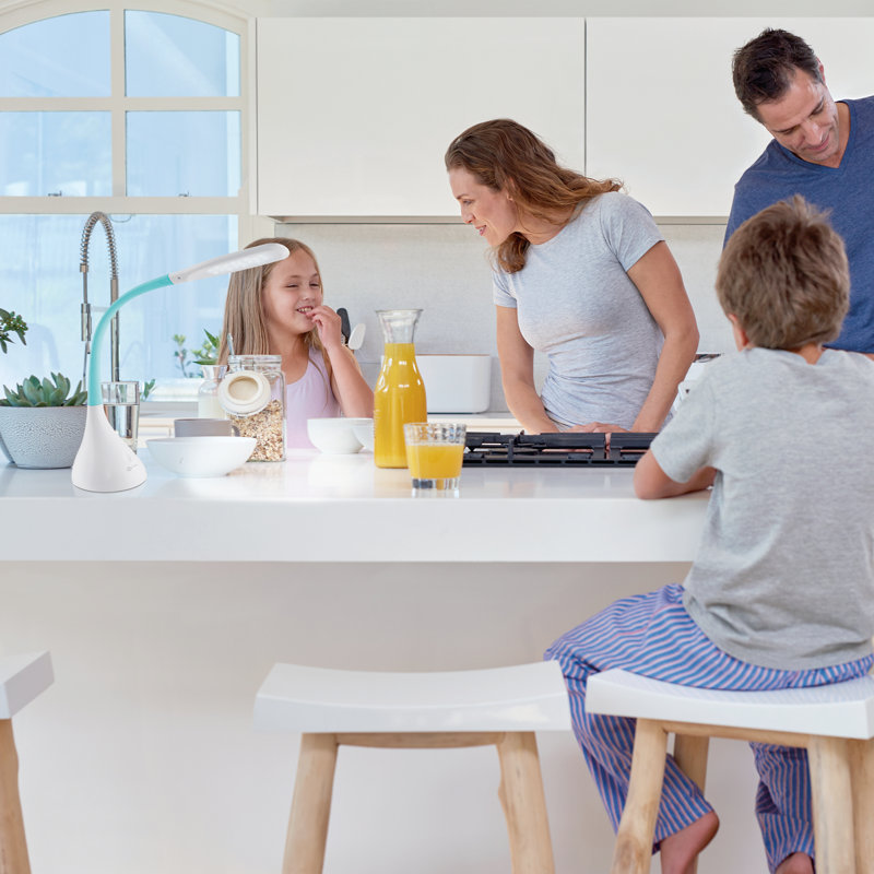 OttLite Creative Curves LED Desk Lamp Table Lamp, Task Lamp USB, 4 ...