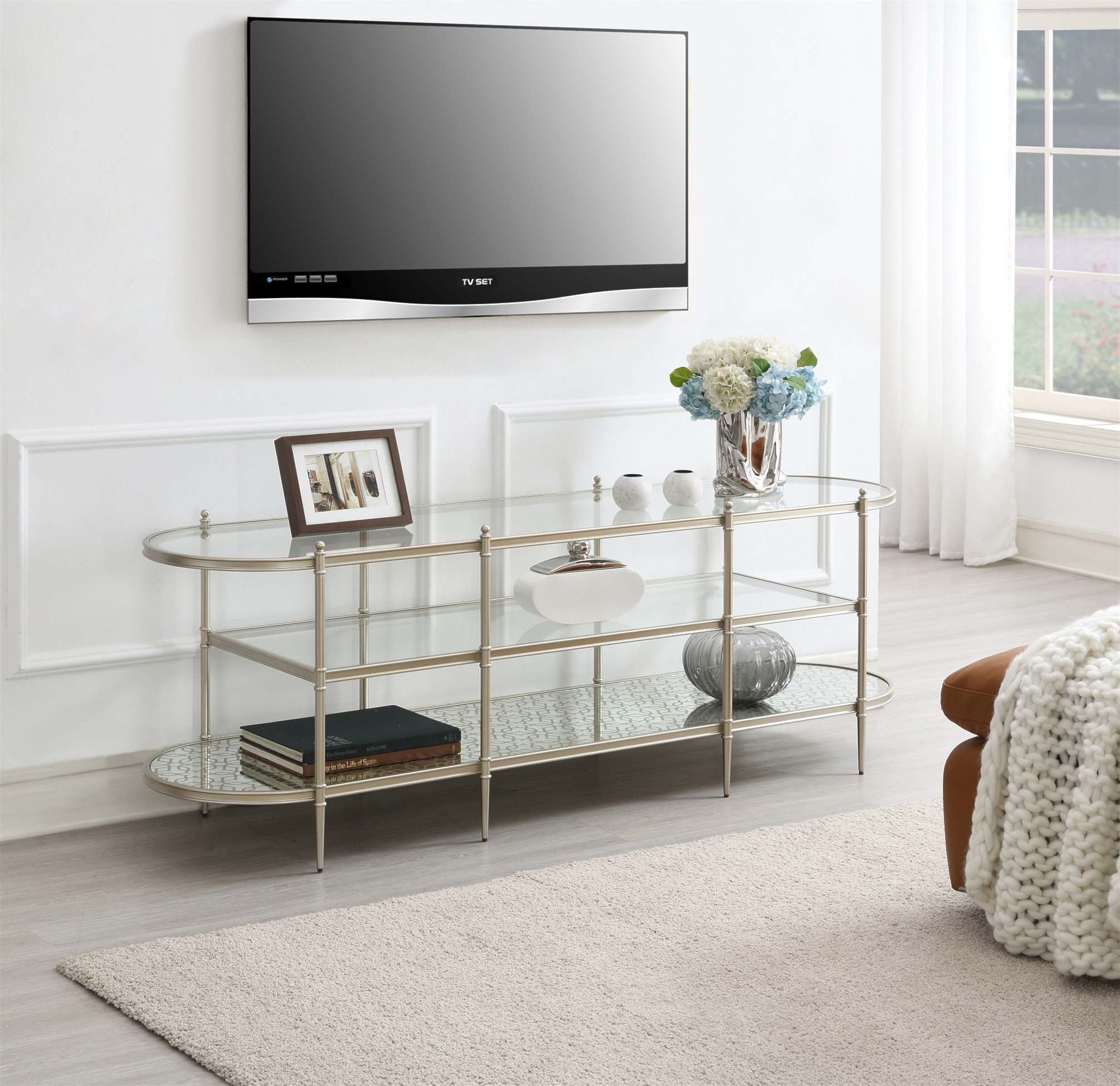 Everly Quinn Zaba TV Stand | Wayfair
