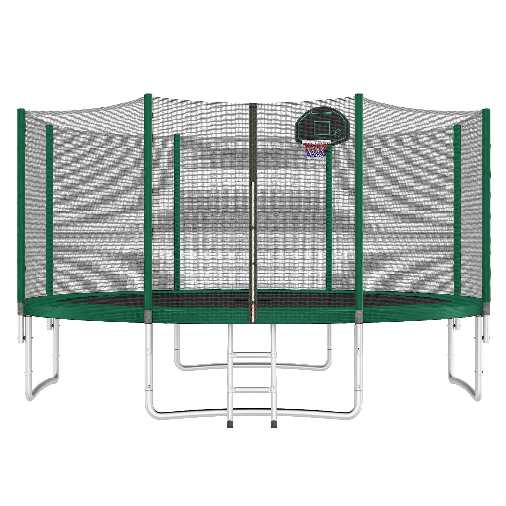 HBI home Versatile Kids' Trampoline with Safety Features and Durable ...
