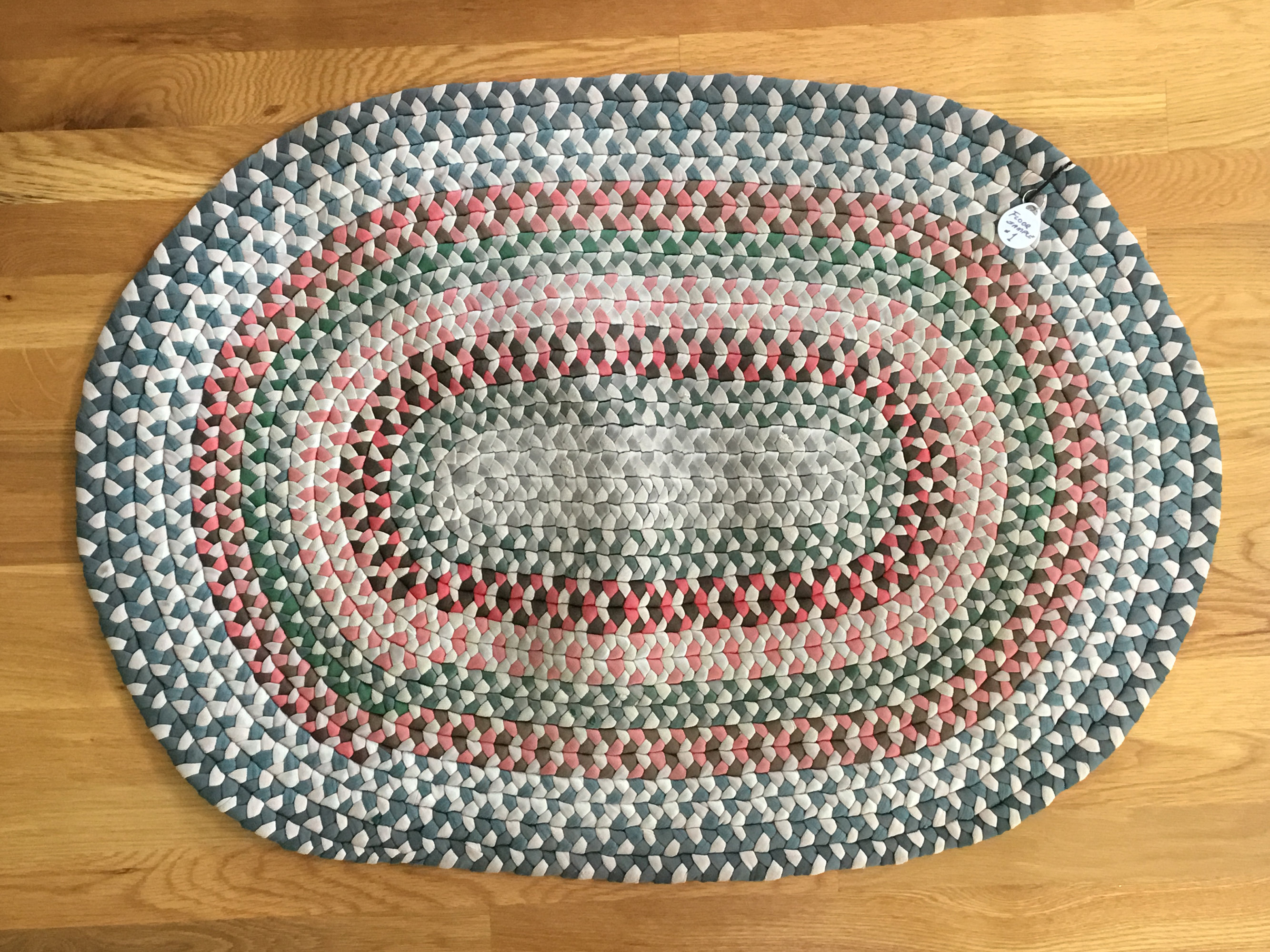 August Grove Oval Mistie Oriental Hand Braided Green/Blue Indoor ...