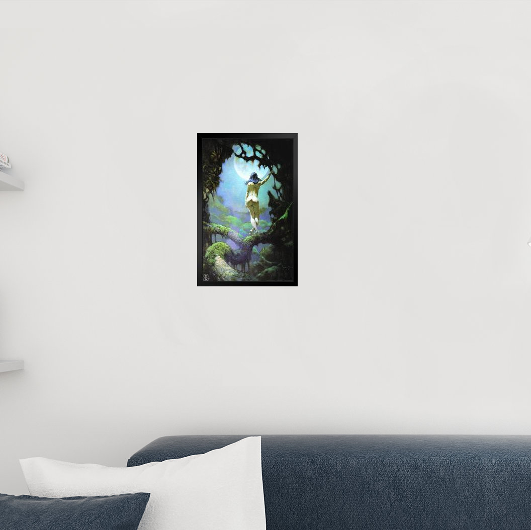 Trinx Moon Rapture By Frank Frazetta Wall Art Gothic Fantasy Decor ...