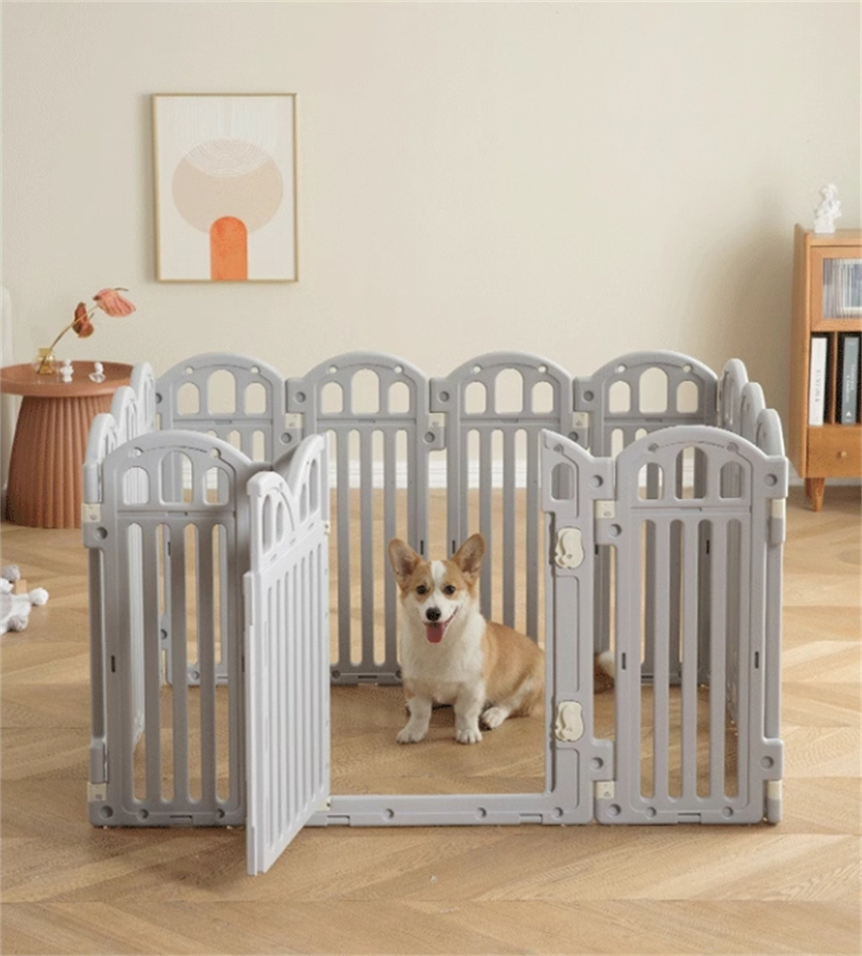 UMMA, LLC 31.49'' H 7 Panel Plastic Exercise Pen | Wayfair